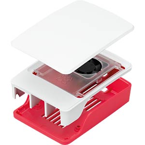 RASP 5 CASE RW: Case for Raspberry Pi 5, raspberry - white at reichelt ...