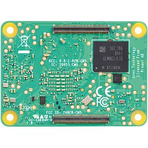 RPI CM5W 2GB64GB: Raspberry Pi Compute Module 5, 2GB RAM, 64GB eMMC ...
