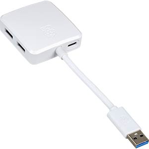 RPI USB 3.0 HUB: Raspberry Pi - Hub, 4x USB 3.0, USB Type-A at reichelt ...