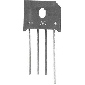 KBU6K: Bridge rectifier 560 V AC 6 A 800 V at reichelt elektronik