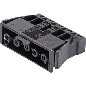 GST 18-5F B2-SW: Socket, snap-in, 5-pin, black, spring connection at ...