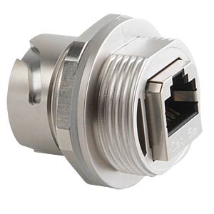 RJ45 IK50174: RJ45 inline coupler, socket, die-cast zinc at reichelt ...