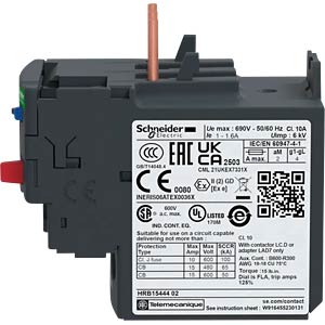 LRD06: Thermal overload relay, 1 - 1.6 A, 1 NO + 1 NC, class 10 A at ...