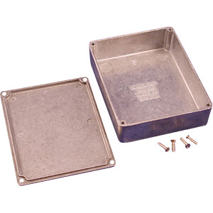 1590BB: aluminiowa obudowa, 1590 B, 119,5 x 94 x 34 mm, aluminium w ...