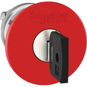 ZB4BS944: Not-Aus-Schalter, Frontelement, Harmony XB4, 22mm, rot at ...