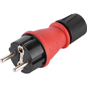 TME NV48: Protective contact plug, IP54 splash-proof at reichelt elektronik