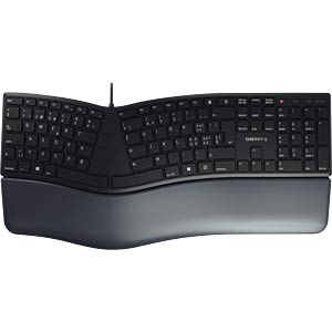 JK-4500CH-2: Keyboard, USB, black, ergonomic, Layout: CH at reichelt ...