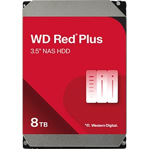WD80EFPX: WD Red Plus 8 TB NAS-Festplatte w reichelt elektronik