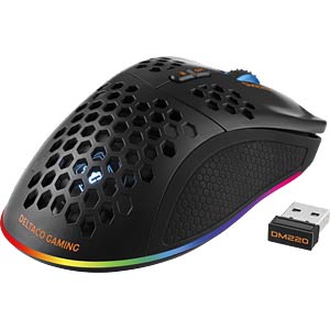 DTG GAM-120: Gaming mouse, wireless, ultra-light, RGB, black at ...