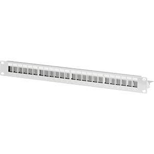 EFB EC020100001: 19 inch Keystone patch panel, 1U, 24-port, gray ...