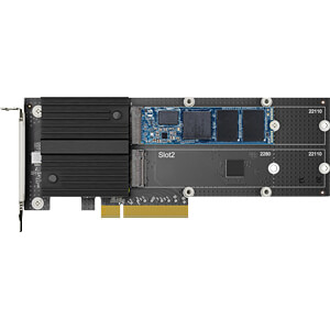 SYNOLOGY M2D20: NAS Adapter for M.2 SSD, PCIe at reichelt elektronik