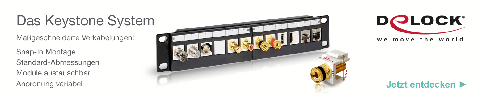 Keystone-Module und Zubehör günstig kaufen | reichelt elektronik