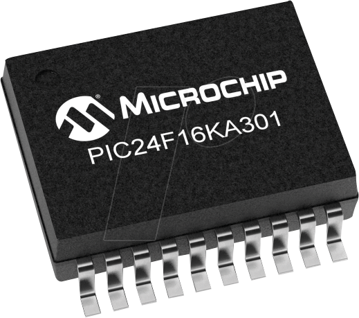 24F16KA301-ISS: PICmicro microcontroller, 16-bit, 1.8-3.6 V, 16 KB, SSOP-20 at reichelt elektronik