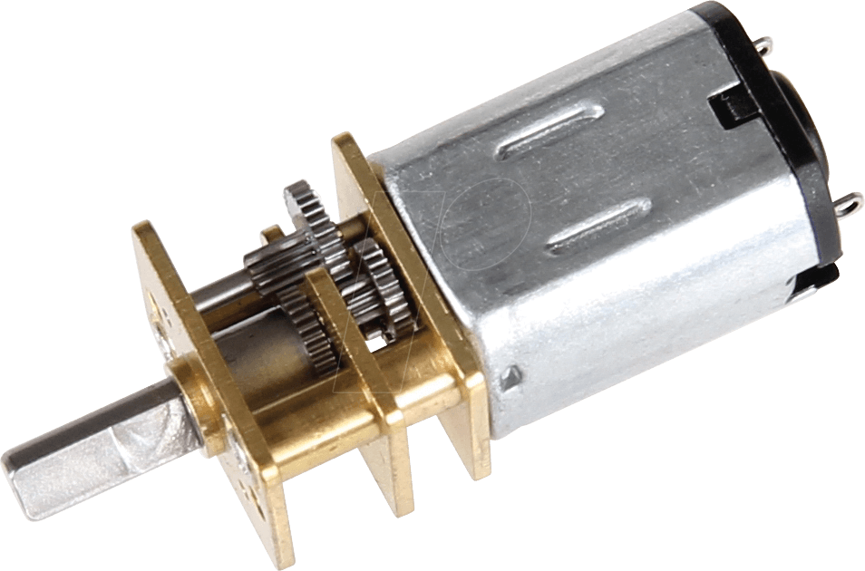 COM MOTOR03: Mini metal gear motor, incl. wheel and holder at reichelt ...