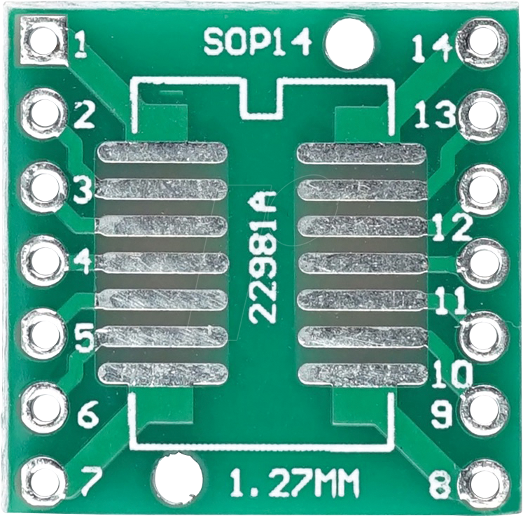 BB SOP14: Developer boards - SMD breakout adapter, SOP14 - SSOP14 ...