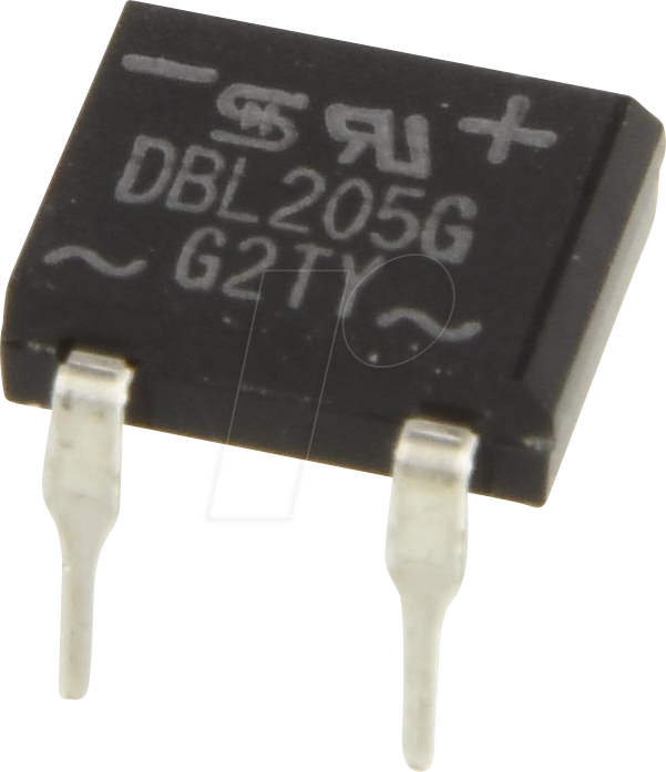 DBL205G: Single-phase bridge rectifier, 420 VRM, DBL4 at reichelt ...