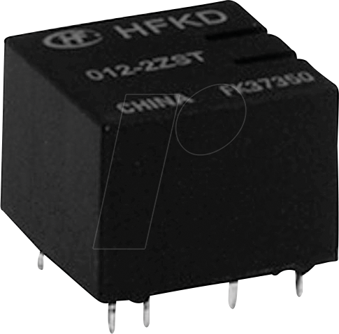 HFKD-012-2ZST: Hochstromrelais monostabil, THT, 12 V DC, 25 A, 2 ...