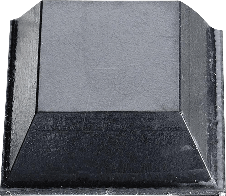 3M SJ5023 BLACK: Rubber Feet Square at reichelt elektronik