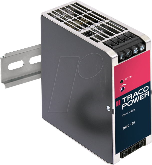 TSPC 120-124: Industrial power supply unit, DIN rail, TSPC series, 24 V ...