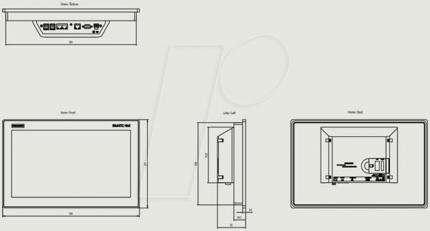 HMI MTP1500: SIMATIC HMI MTP1500, Unified Comfort Panel at reichelt ...