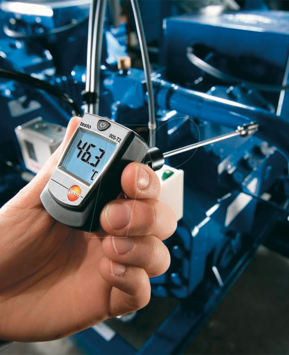 TESTO 0560 9056: Digital thermometer testo 905-T2, -50 ... +350 °C, K ...