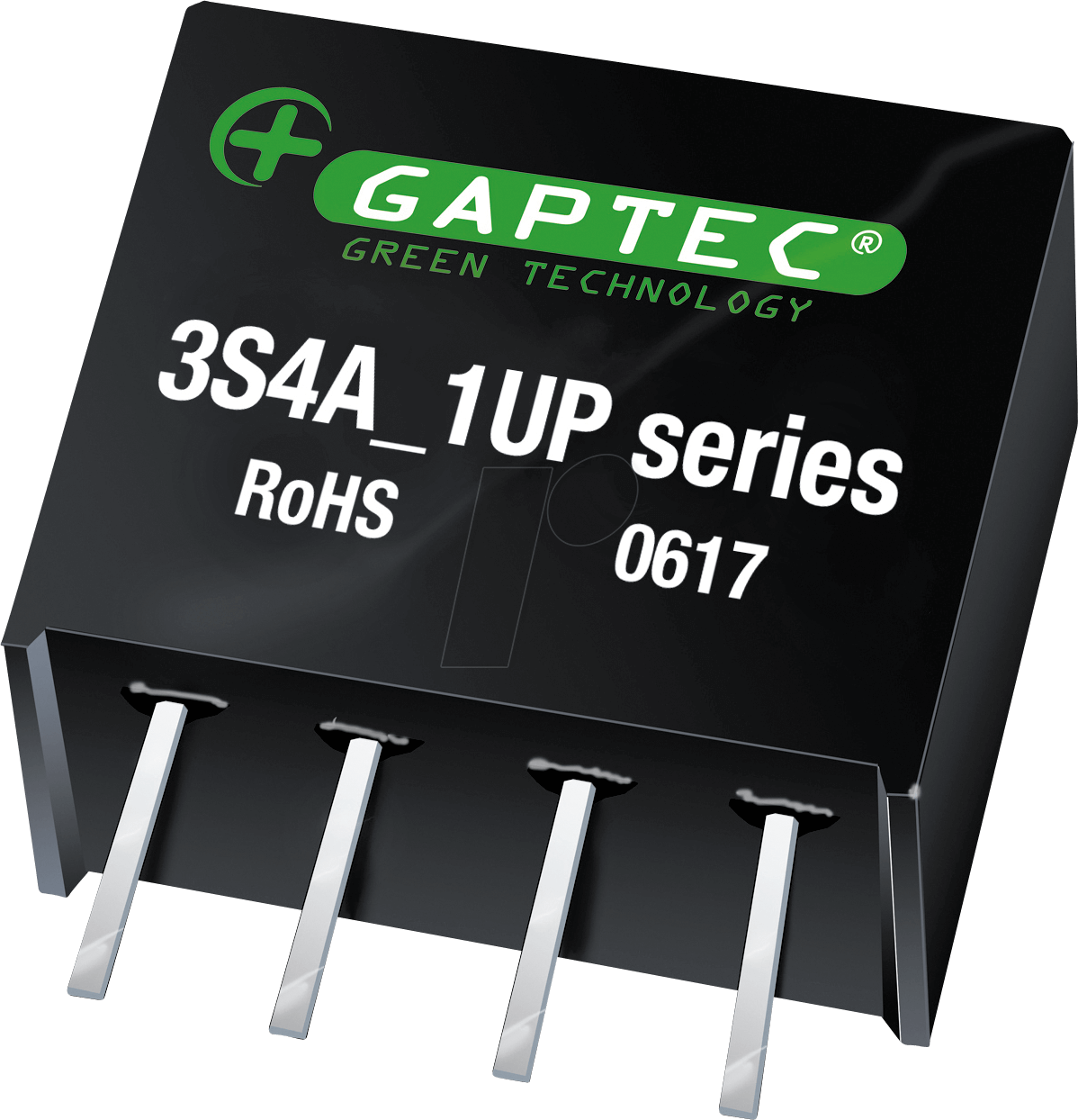 3S4A_1212S1UP: DC - DC converter, 3 W, 12 V, SIL 4 at reichelt elektronik