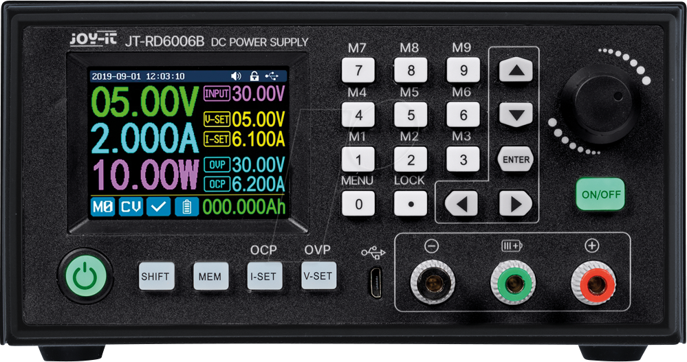 JT RD6006 CB: Labornetzgerät, 60 V, 6 A, programmierbar at reichelt elektronik