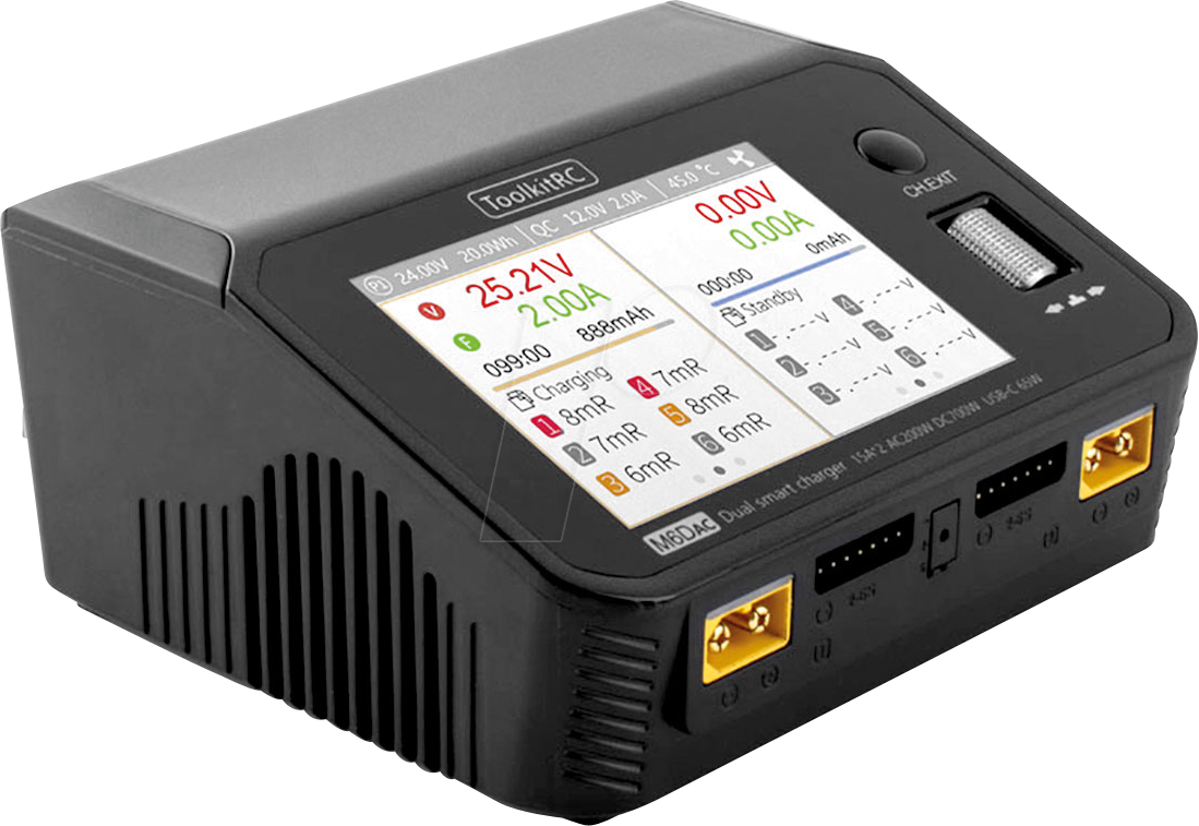 TKRC M6DAC: Charger for rechargeable battery packs M6DAC, for 1 - 6s ...
