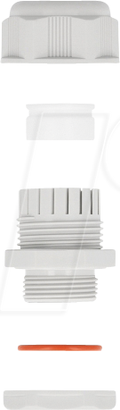 DELOCK 60474: EX-Kabelverschraubung M25 grau 2 Stück bei reichelt ...