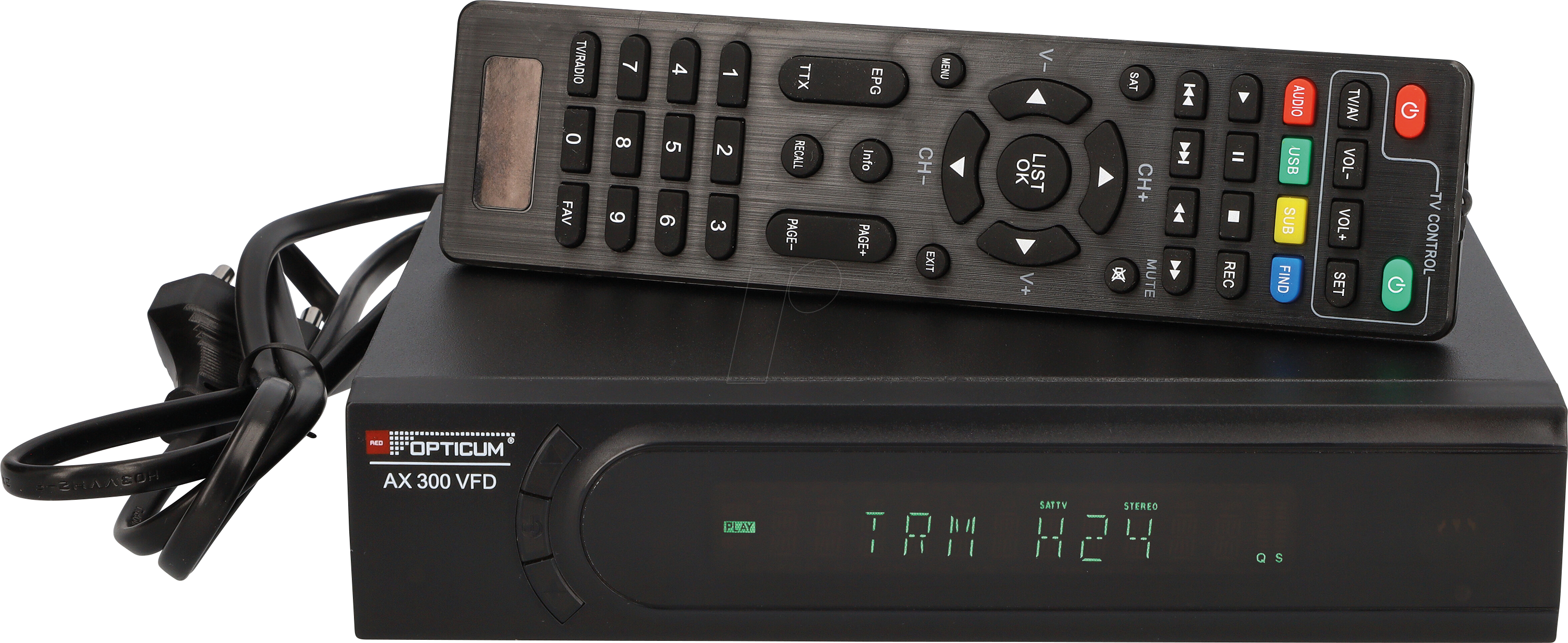 OPTICUM RED Receiver, SAT, DVB-S2, HDTV, FTA, PVR | Receiver, DVB-S/S2 ...