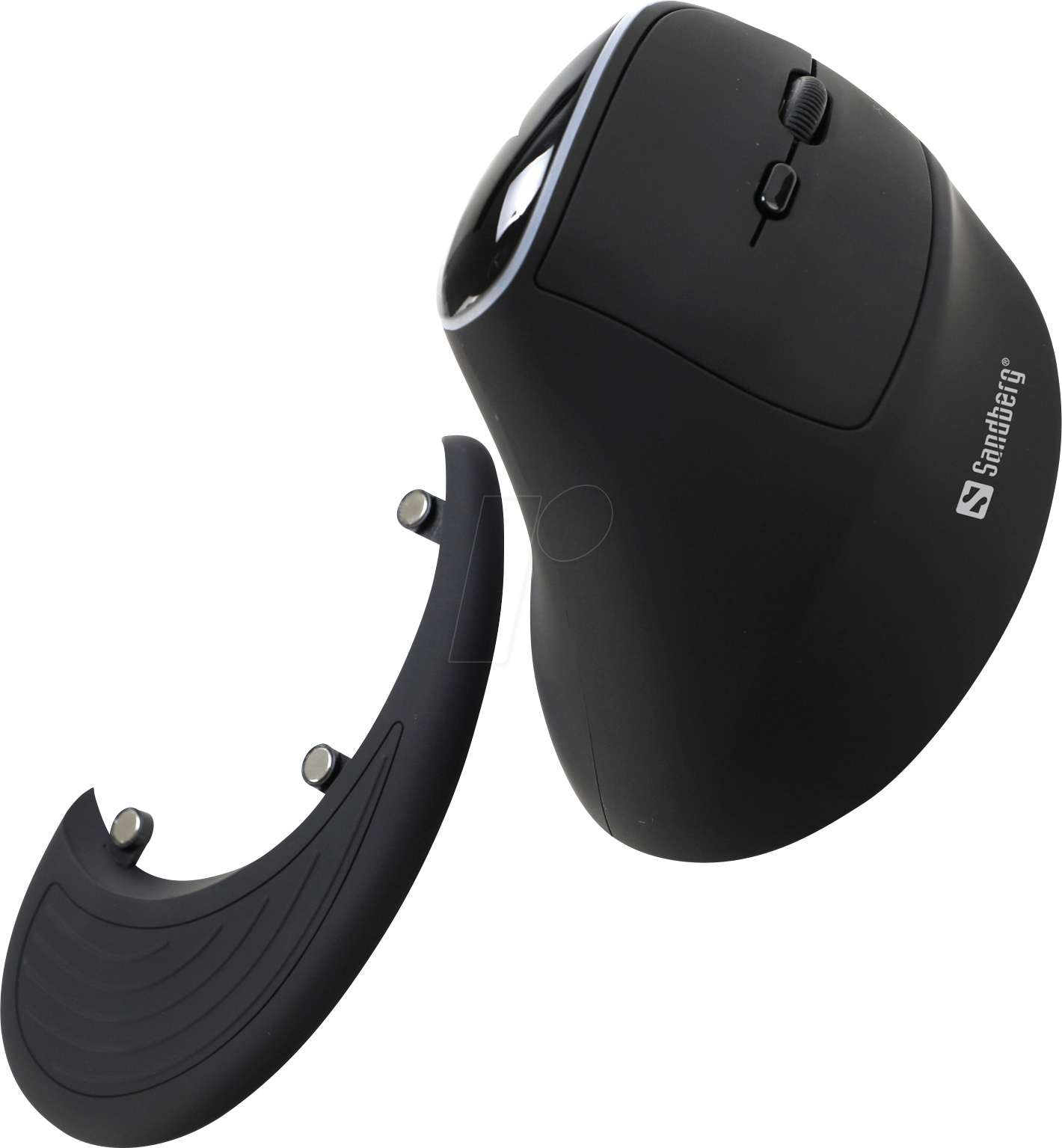 SANDBERG 630-13: Mouse, wireless, ergonomic, black at reichelt elektronik