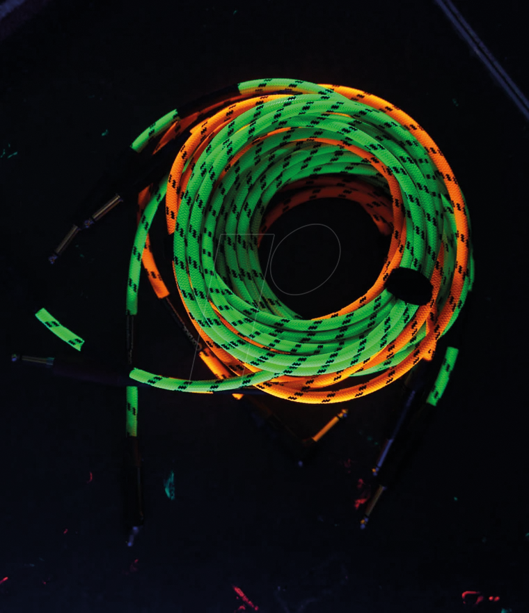BLACKLIGHT 3PRGS: BLACKLIGHT PR-SILENT instrument cable, 3 m, green, 6. ...