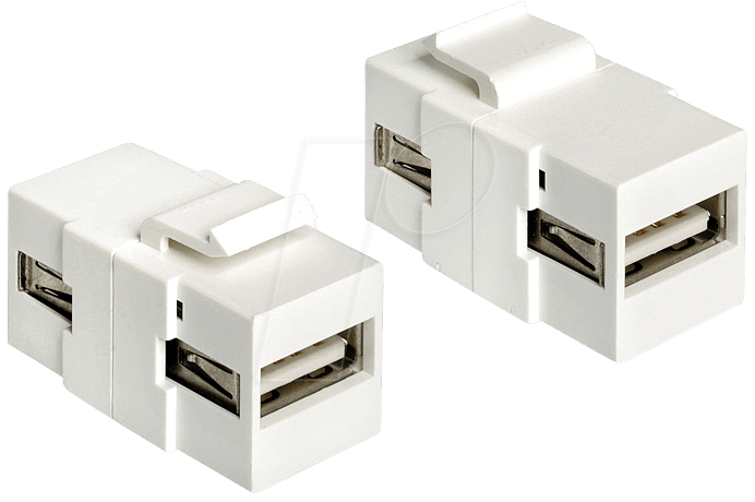 DELOCK 86317: Keystone module USB 2.0 A socket > A socket buy at ...