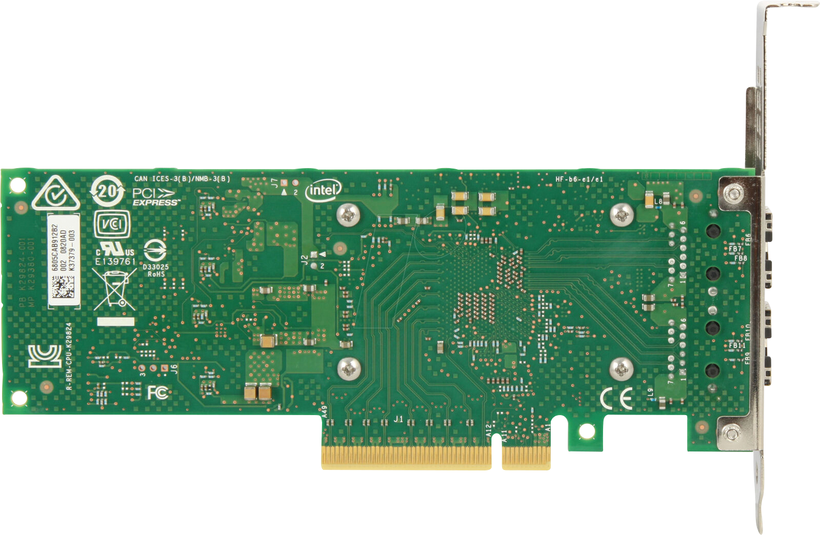 INTEL X710-T2L: Network card, PCI Express, 10 Gigabit Ethernet, 2x RJ45 ...