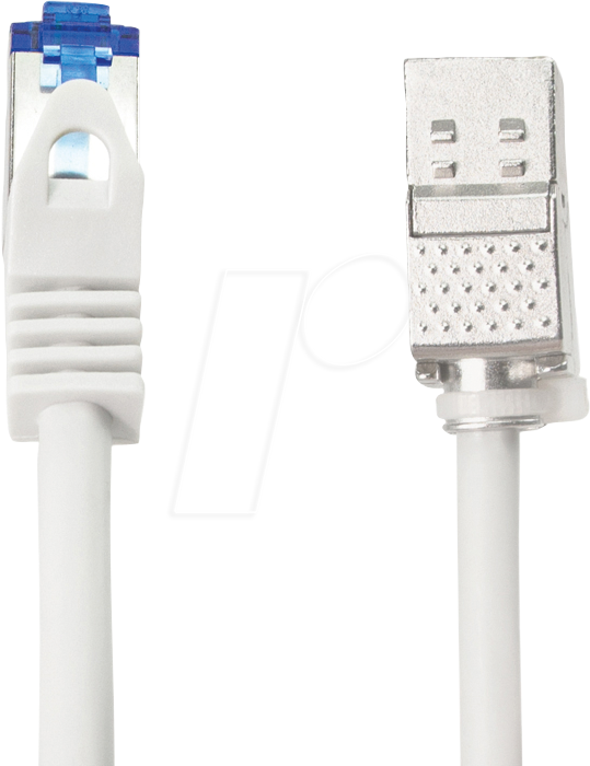 LOGILINK CC5092S: Consolidation point patch cable, Cat.6A, S - FTP, grey, 10 m at reichelt ...