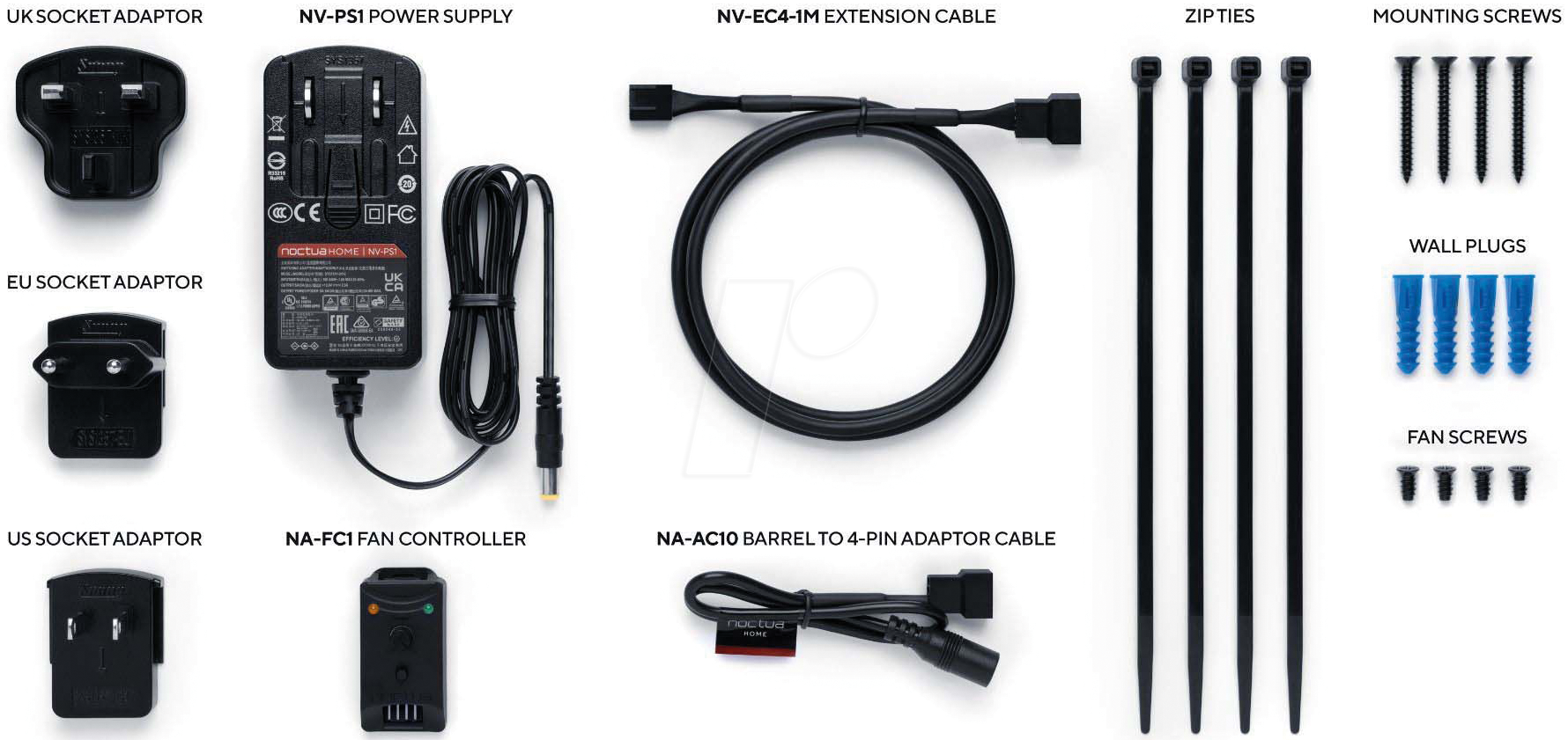NO 900200: NOCTUA NV-FS1 Lüfterset at reichelt elektronik