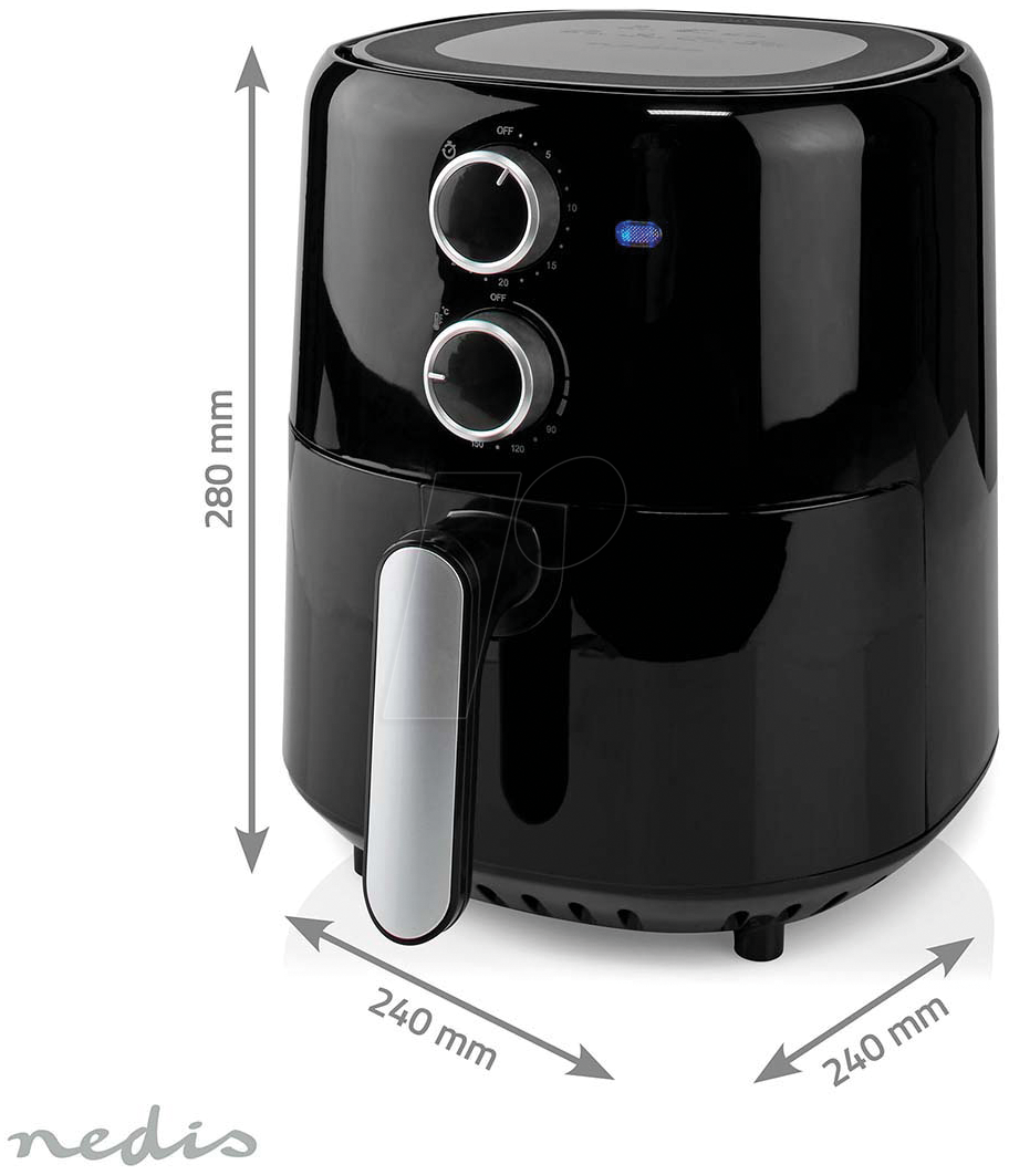 N KAAF130BK: Heißluftfritteuse, 3 l bei reichelt elektronik