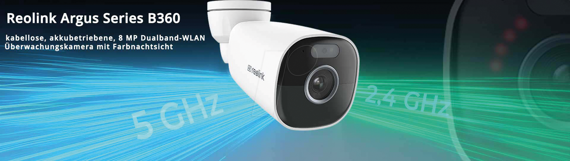 REO ARGUS B360: Surveillance camera, IP, WLAN, outdoor at reichelt ...