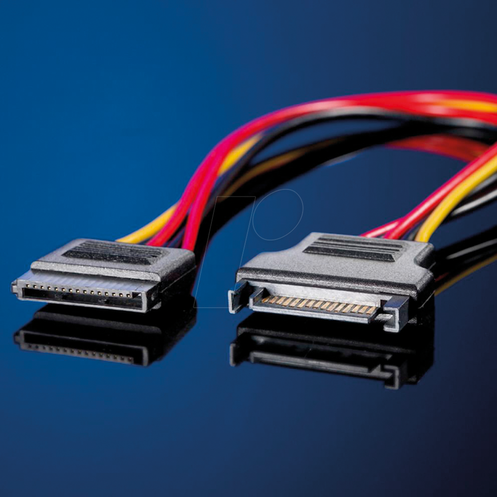 ROLINE 11031042: SATA plug > SATA socket, current, 0.3 m at reichelt ...