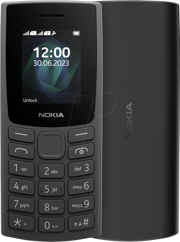 NOKIA Mobiltelefon, 105 2G (2025), schwarz | Mobile phones at very ...