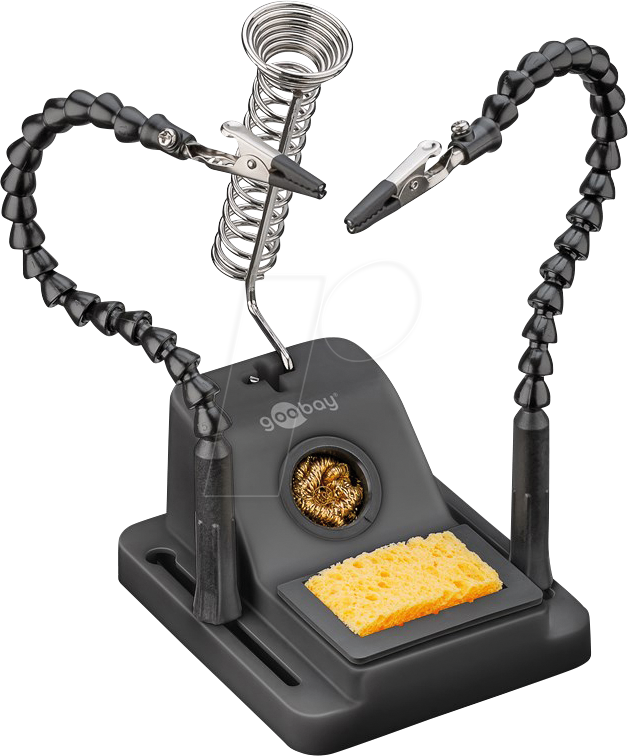 GOOBAY PCB holder, with 2 flexible arms, soldering iron holder | PCB ...