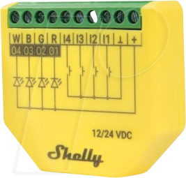 SHELLY Shelly Plus RGBW PM | Shelly günstig kaufen | reichelt elektronik
