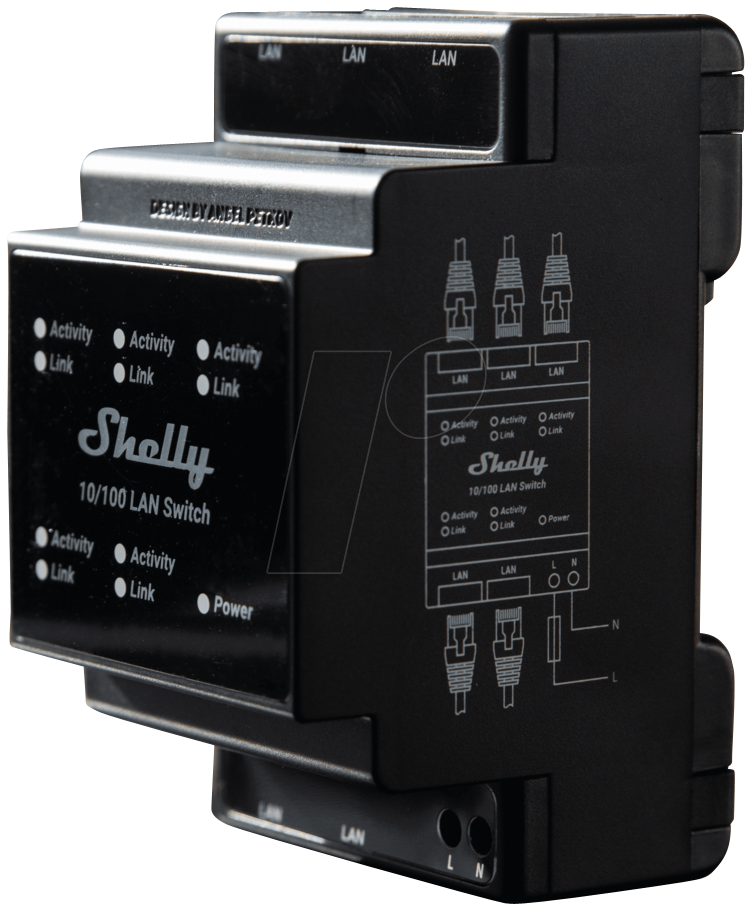 SHELLY LANSWITCH: Shelly · LAN Switch at reichelt elektronik