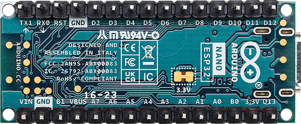 Arduino Arduino Nano Esp32 With Header Esp32 S3 Usb C Single Board Microcontrollers At Very